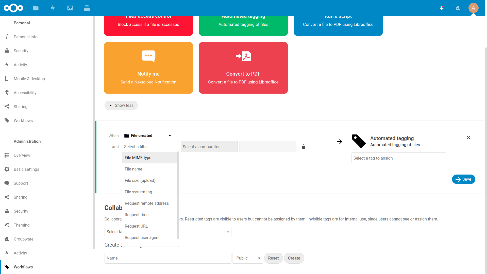Nextcloud Flow makes it easy to automate workflows and actions - Nextcloud