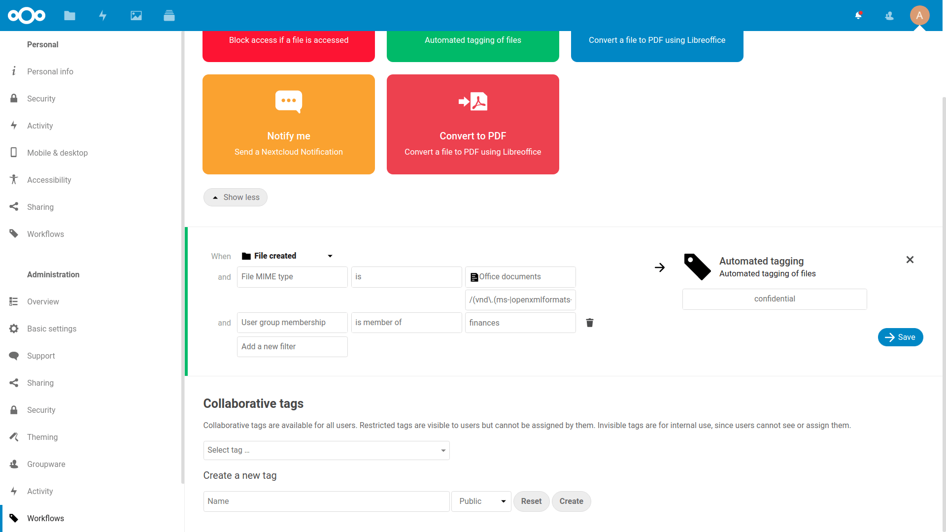 Nextcloud Flow makes it easy to automate workflows and actions - Nextcloud