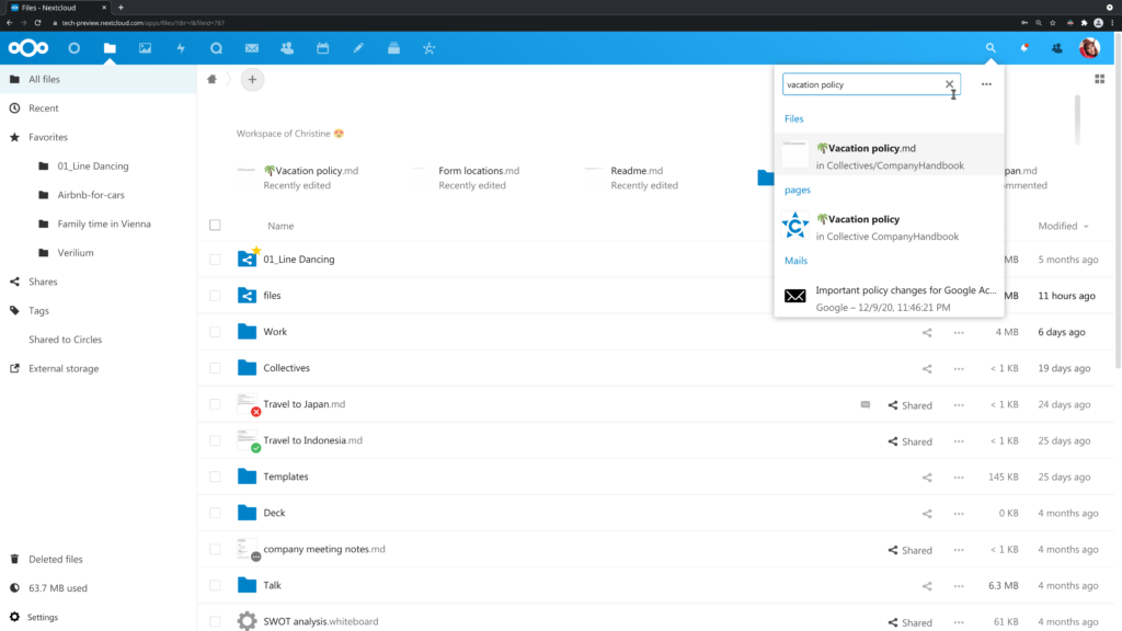 Nextcloud Collectives: Nextcloud 22 introduces knowledge management - Nextcloud