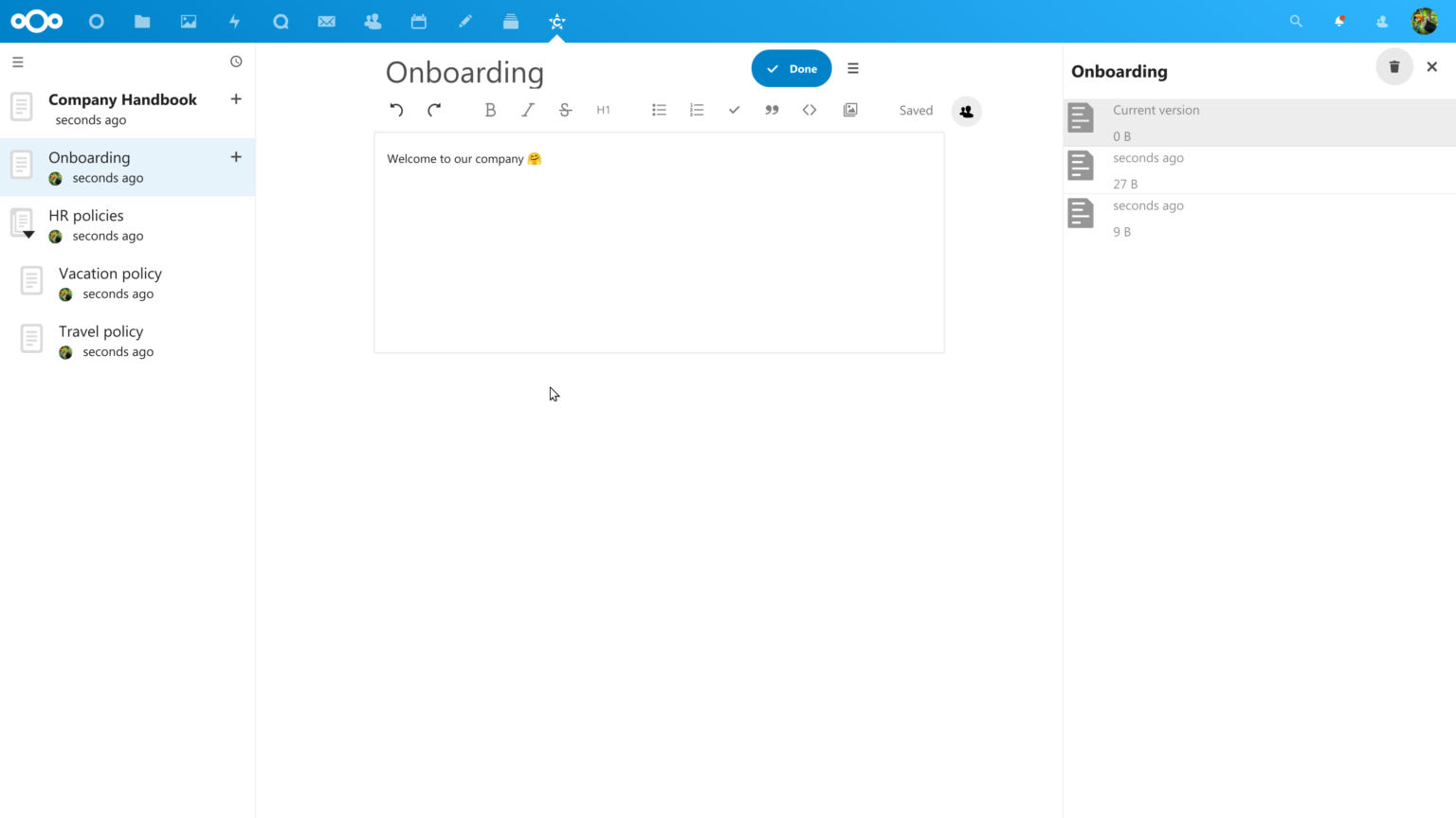 Nextcloud Collectives: Nextcloud 22 introduces knowledge management ...