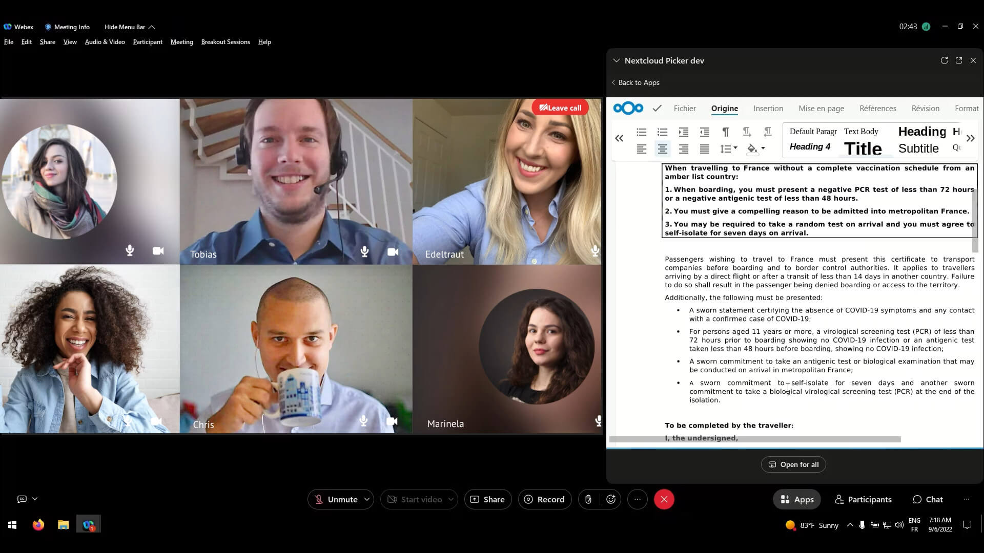Nextcloud and CISCO introduce integration with Webex - Nextcloud