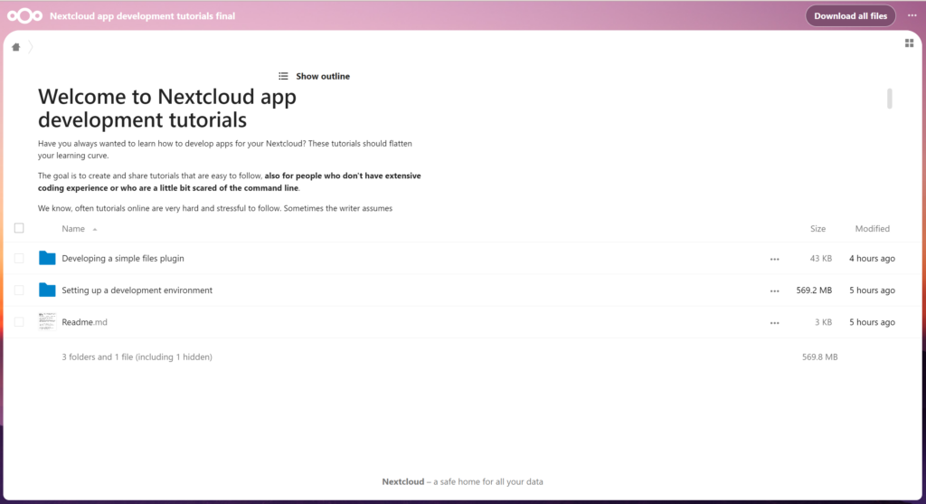 Nextcloud App Development Tutorials: 1 step closer to creating an app! - Nextcloud