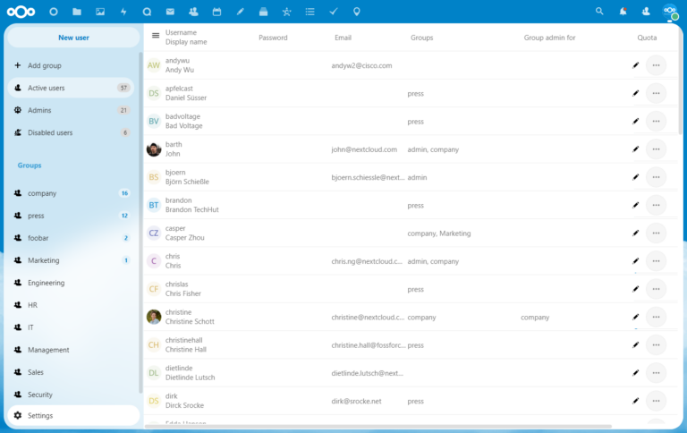Nextcloud Files - Open source file sync and share platform