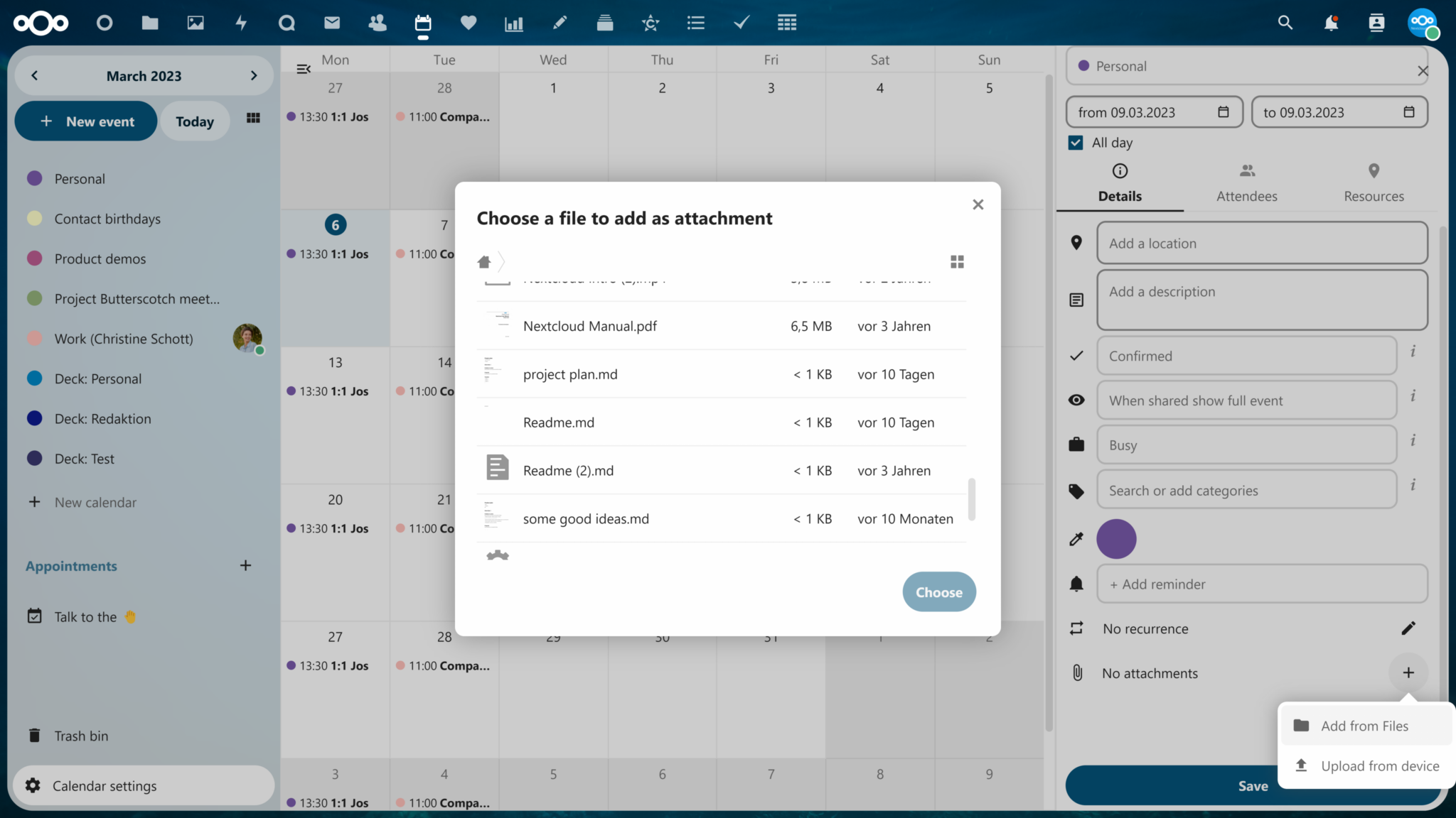 Nextcloud Groupware in Hub 4 - Shared mailboxes & updated security - Nextcloud