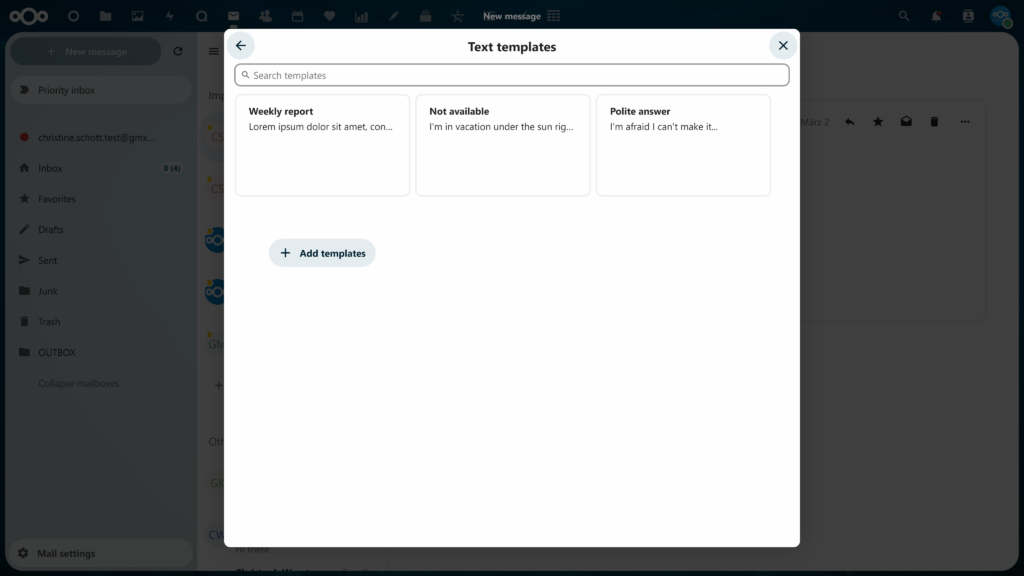 Nextcloud Groupware in Hub 4 - Shared mailboxes & updated security ...