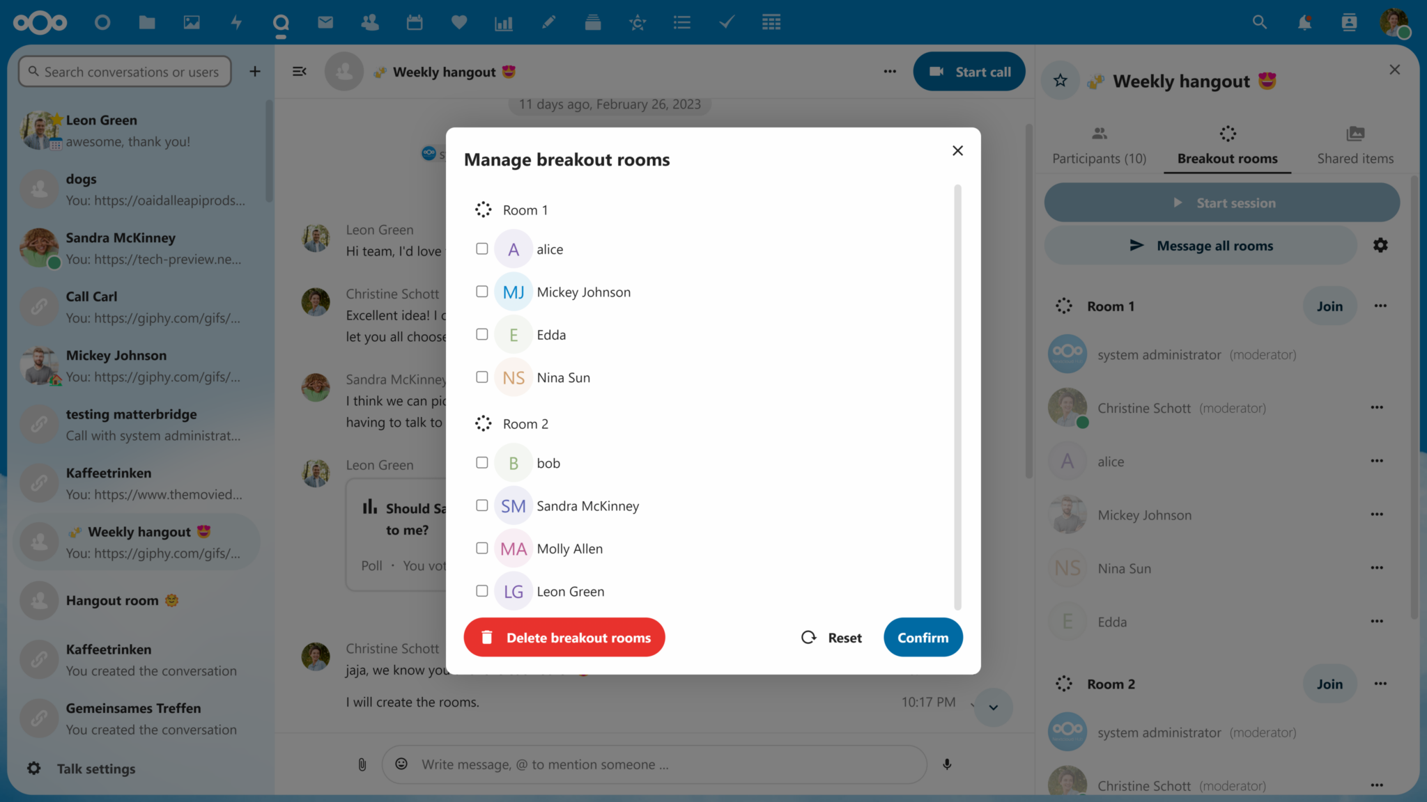 Nextcloud Talk in Hub 4 - next level video chat - Nextcloud