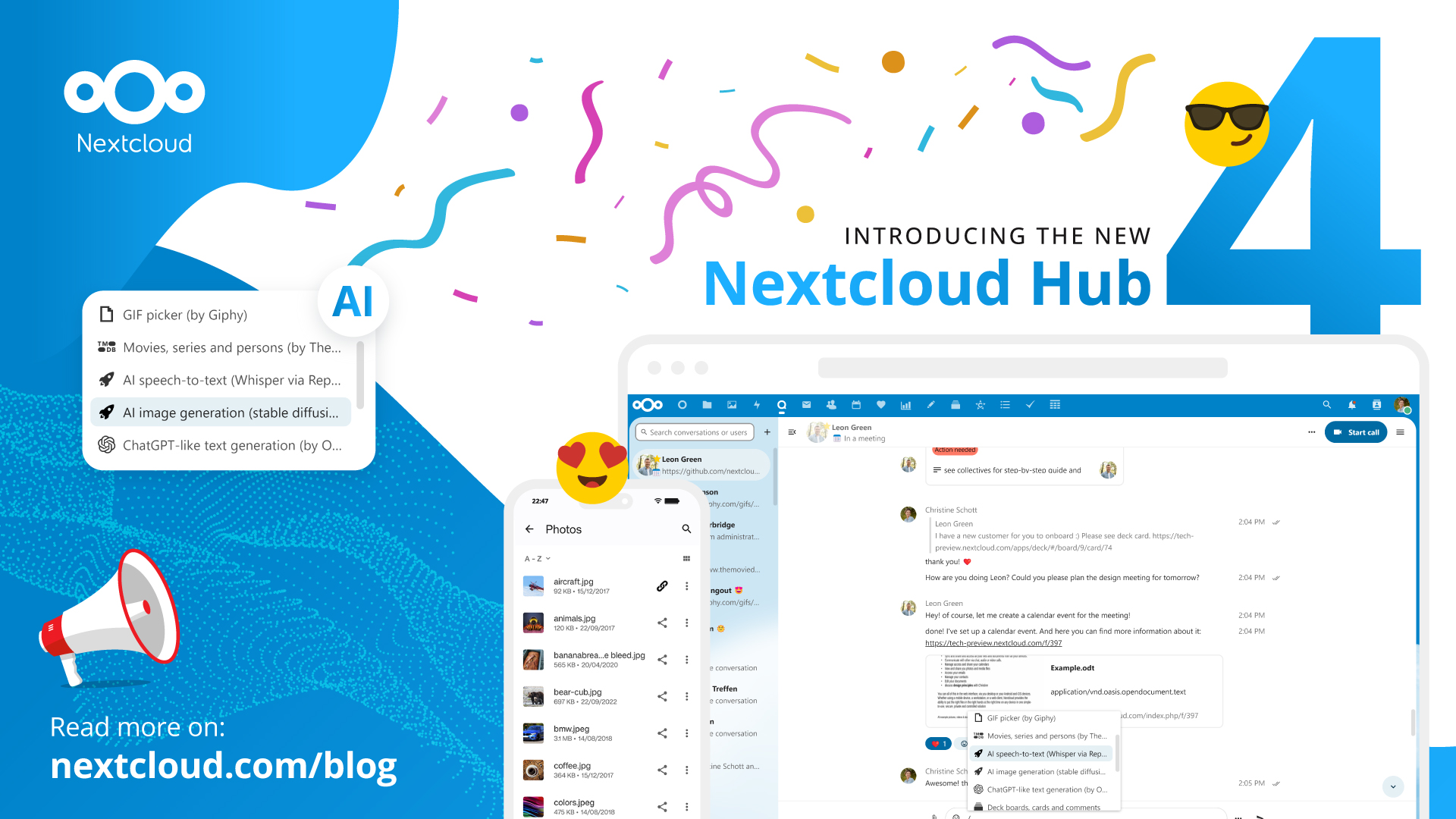 Nextcloud Hub 4 pioneers ethical AI integration - Nextcloud