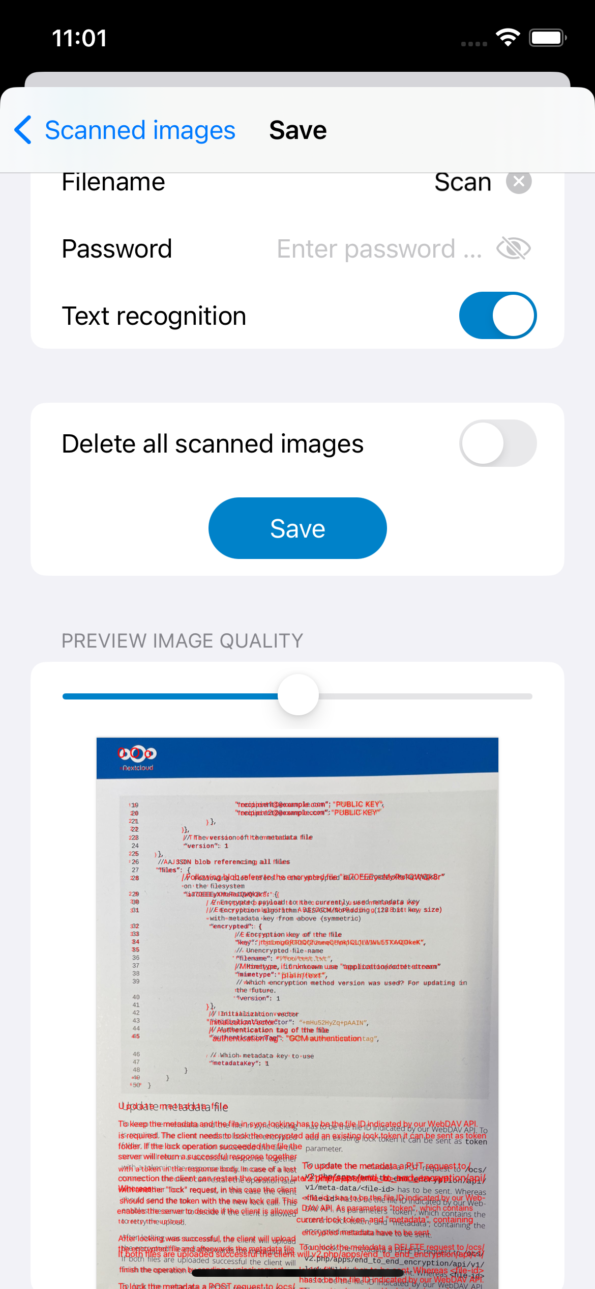 Nextcloud for iOS 4.7 improves image upload and document editing - Nextcloud