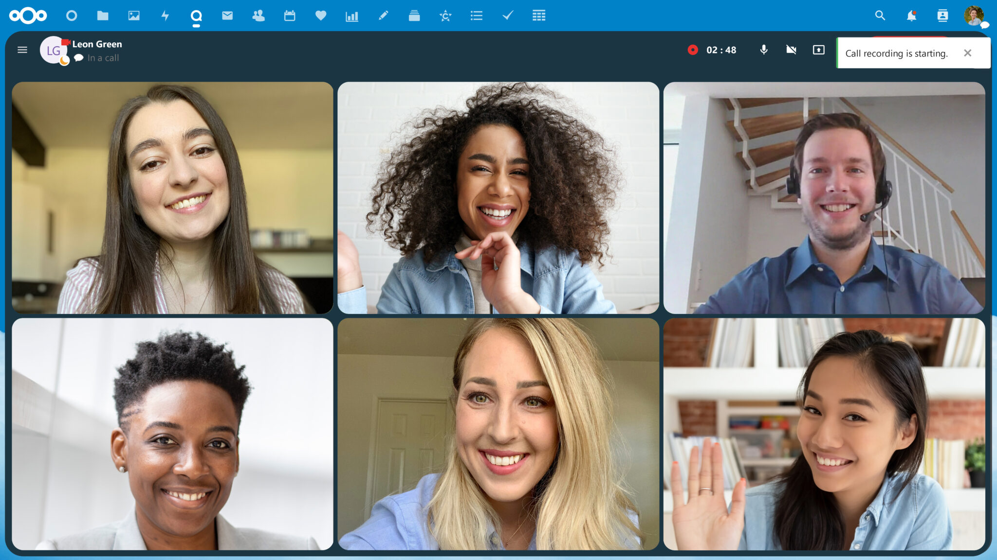Nextcloud Talk in Hub 4 - next level video chat - Nextcloud