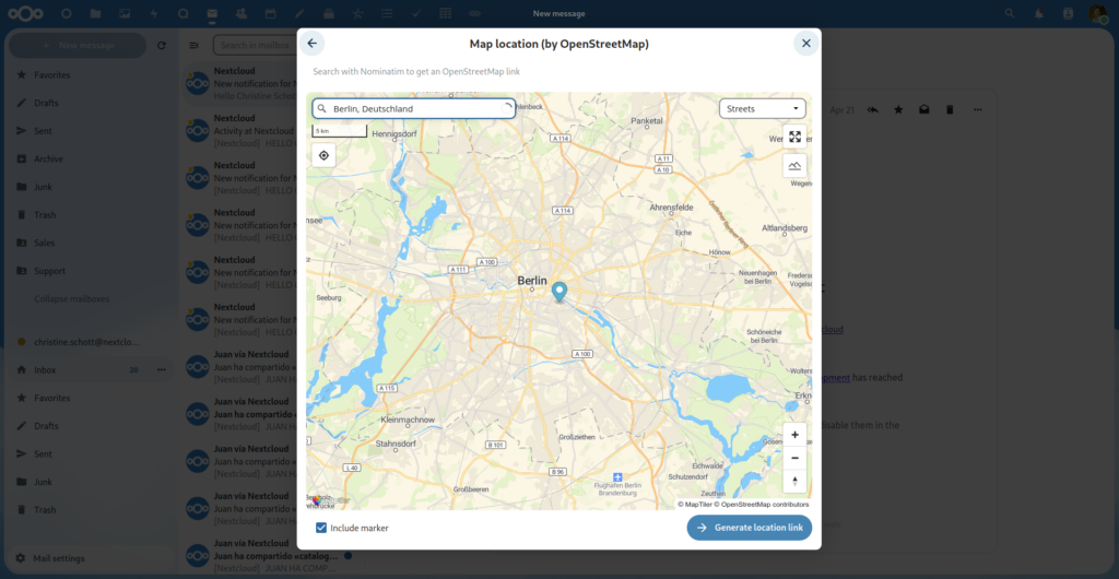 Nextcloud Groupware in Hub 4 - Shared mailboxes & updated security - Nextcloud
