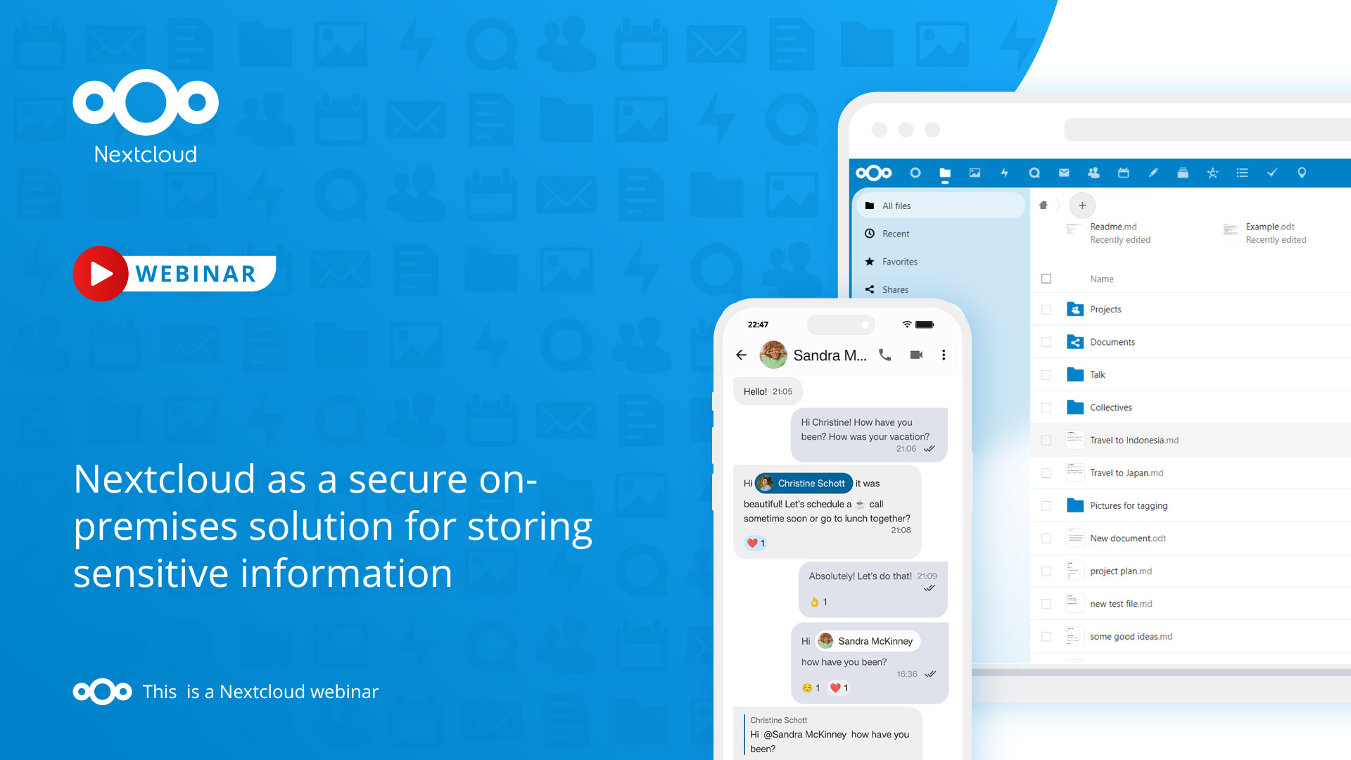 [On-demand webinar] Nextcloud as a secure on-premises solution for storing sensitive information