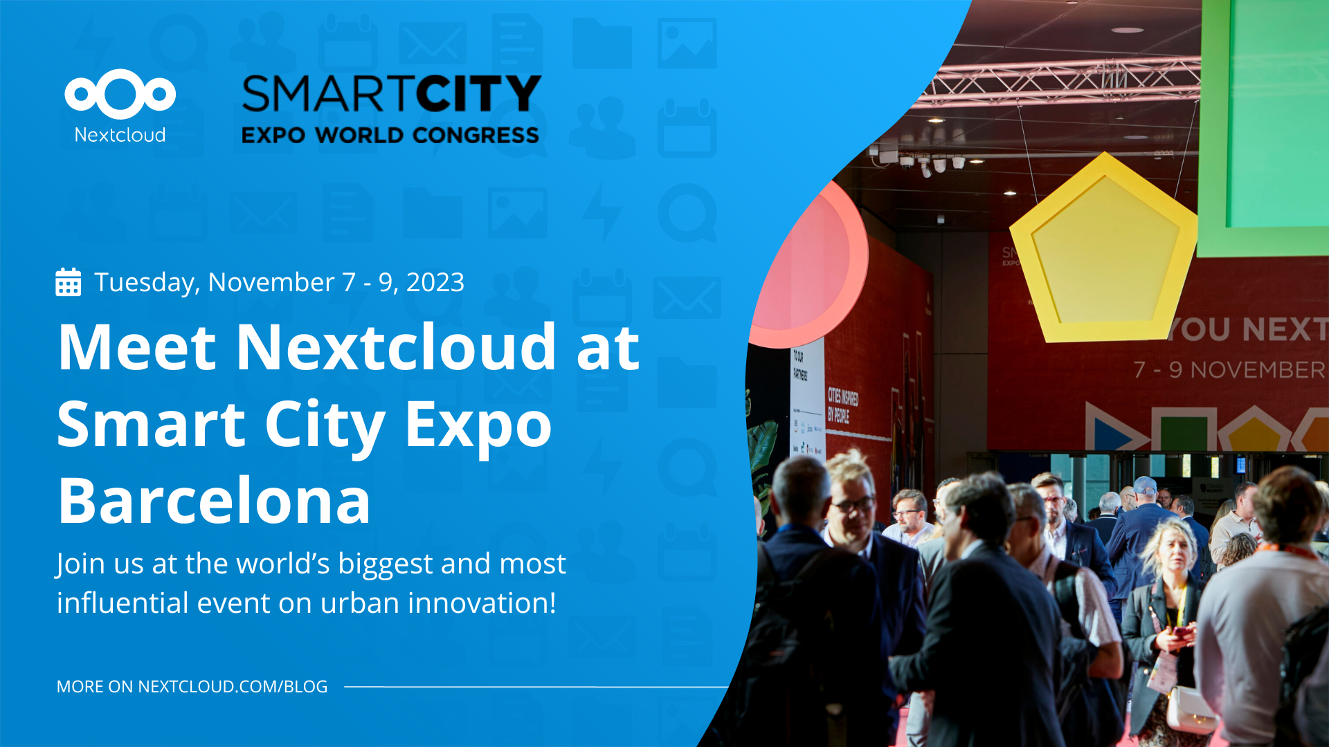 Join Nextcloud at the Smart City Expo World Congress in Barcelona! - Nextcloud