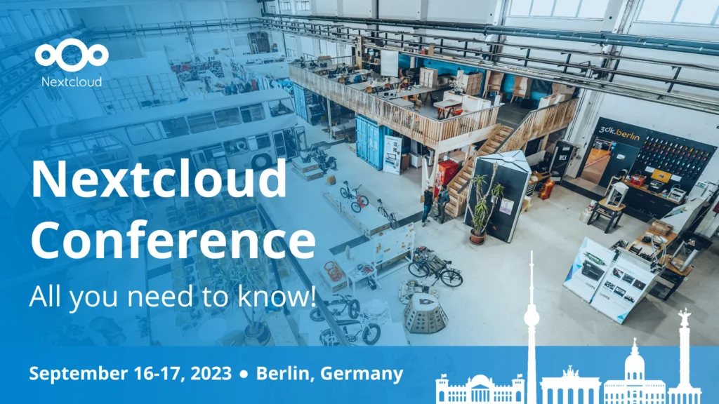 All you need to know for the Nextcloud Conference 2023! - Nextcloud