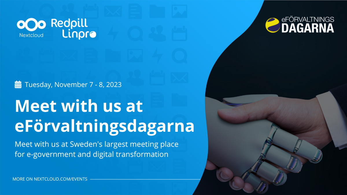 eFörvaltningsdagarna 2023 - Nextcloud