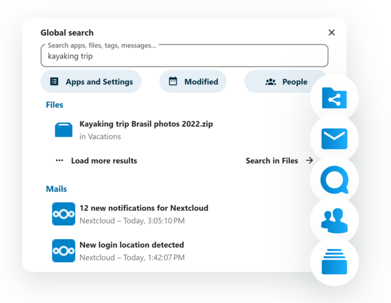 Nextcloud Hub 7: advanced search and global out-of-office features ...