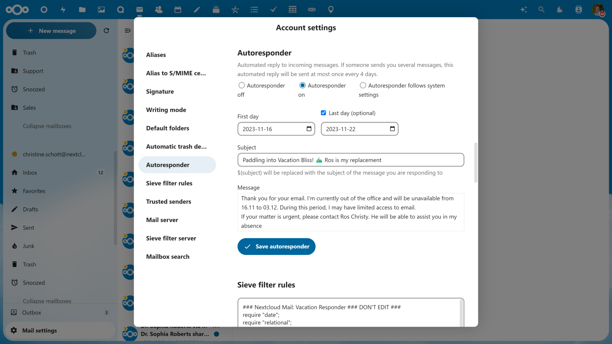 Nextcloud Groupware