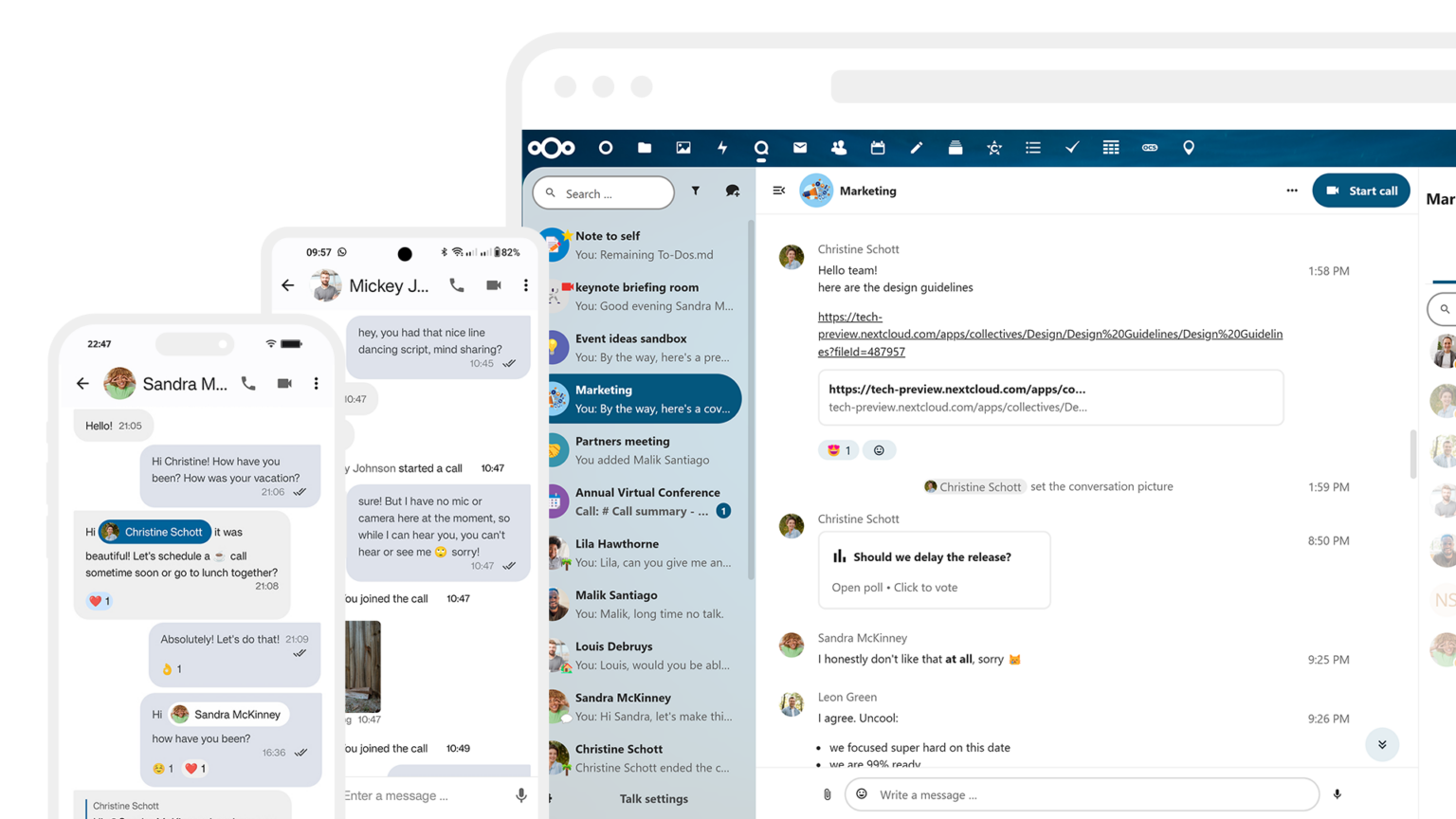 Nextcloud Talk: Open source online video conferencing software - Nextcloud