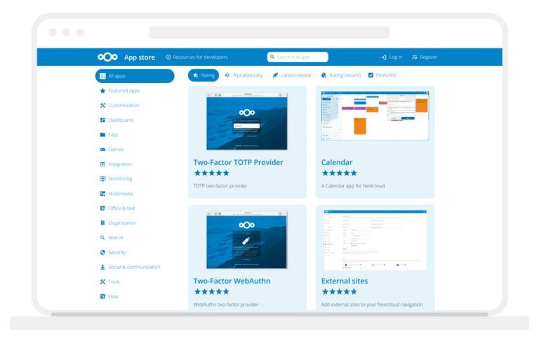 Self-hosted cloud collaboration platform for home users - Nextcloud