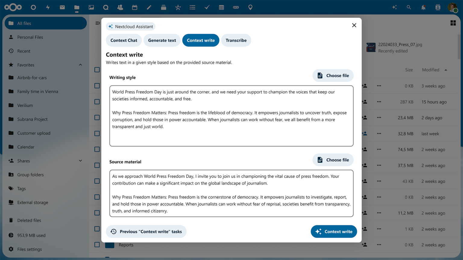 Meet the Nextcloud AI Assistant - Nextcloud Meet the Nextcloud AI Assistant - Nextcloud