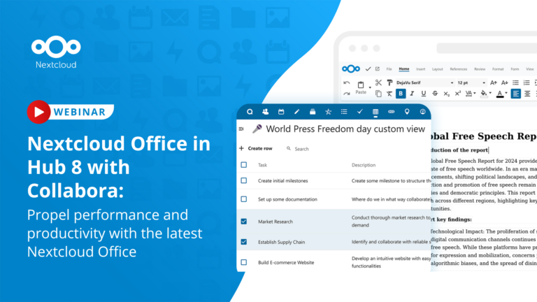 Nextcloud webinars