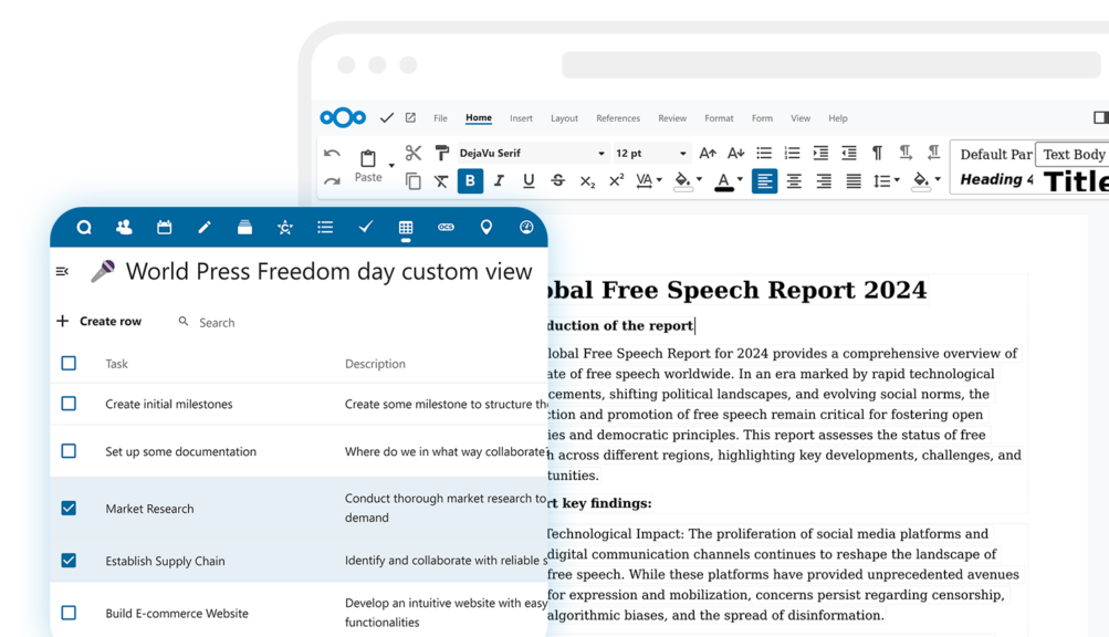 Nextcloud Hub - Content collaboration platform