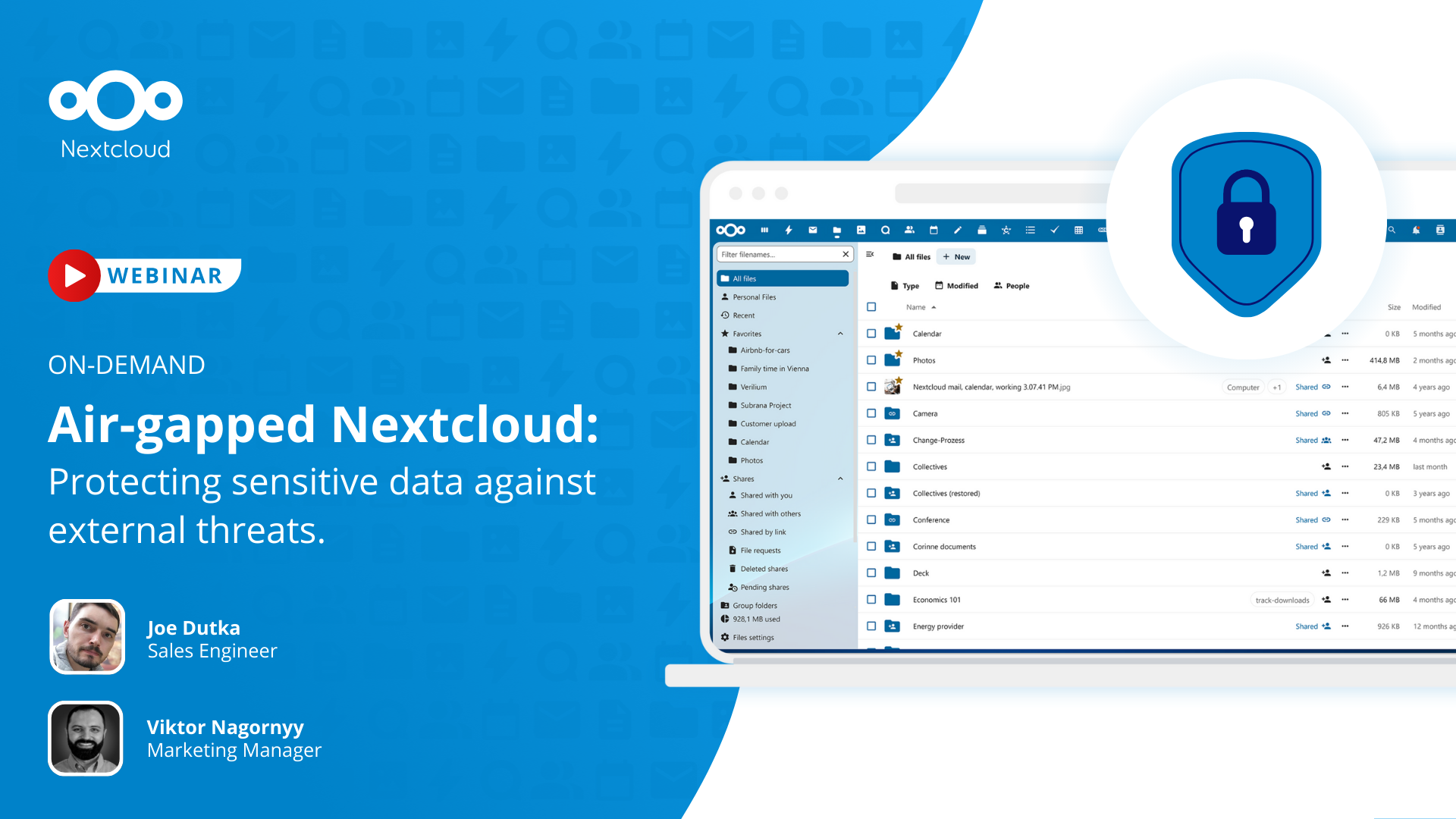 Air-gapped Nextcloud: Protecting sensitive data against external threats
