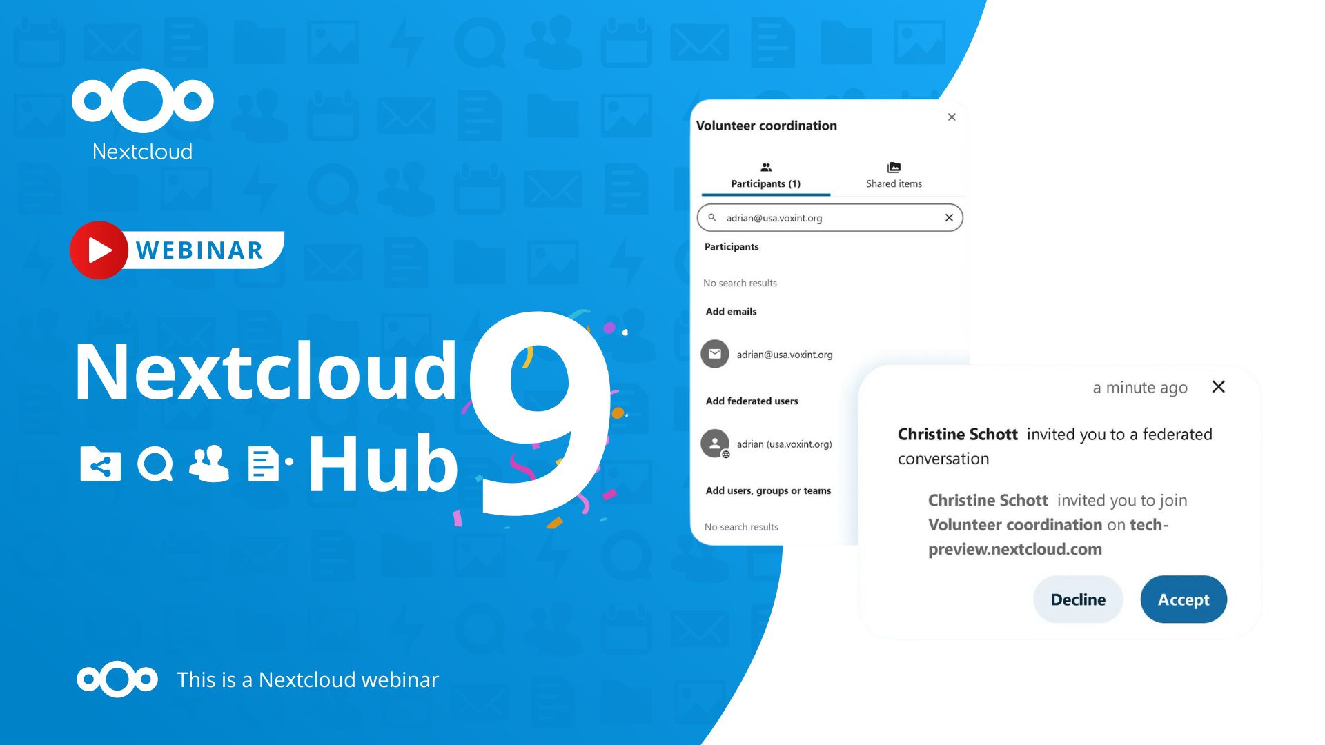 [On-demand webinar] Introducing Nextcloud Hub 9