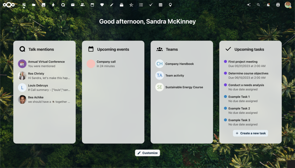 Be connected with Nextcloud Hub 9 - Nextcloud