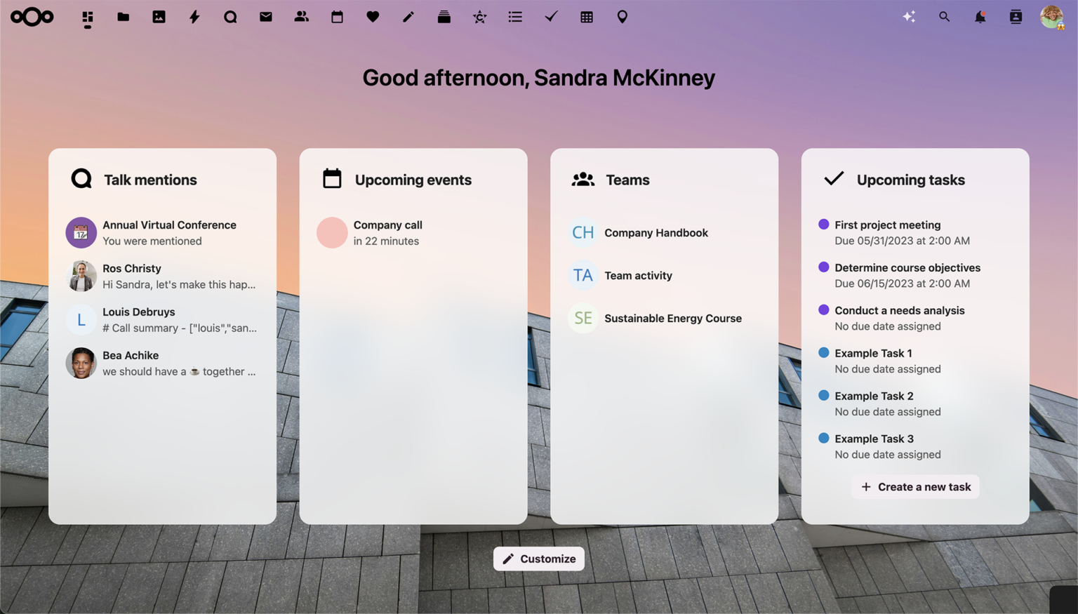 Be connected with Nextcloud Hub 9 - Nextcloud