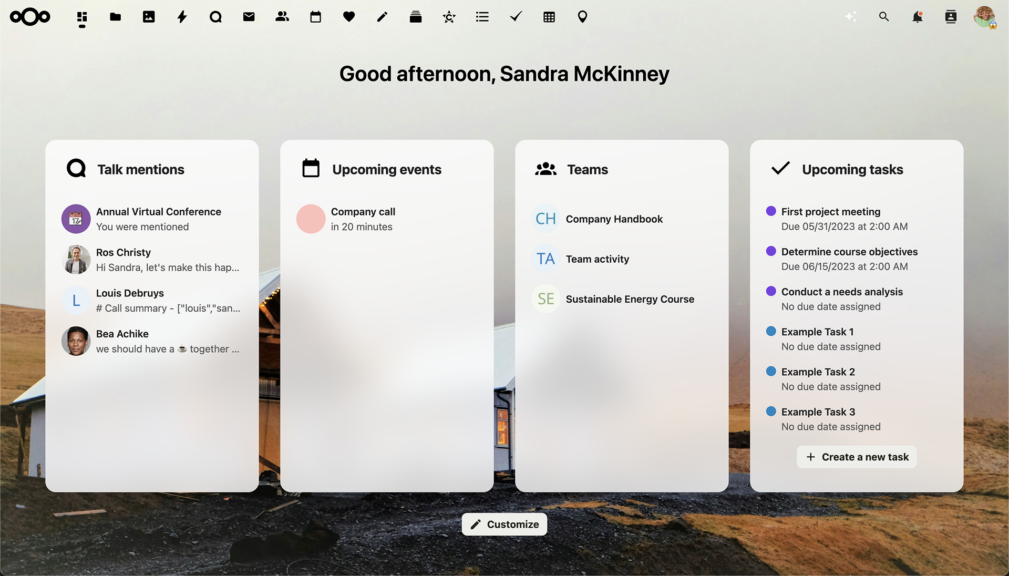 Be connected with Nextcloud Hub 9 - Nextcloud