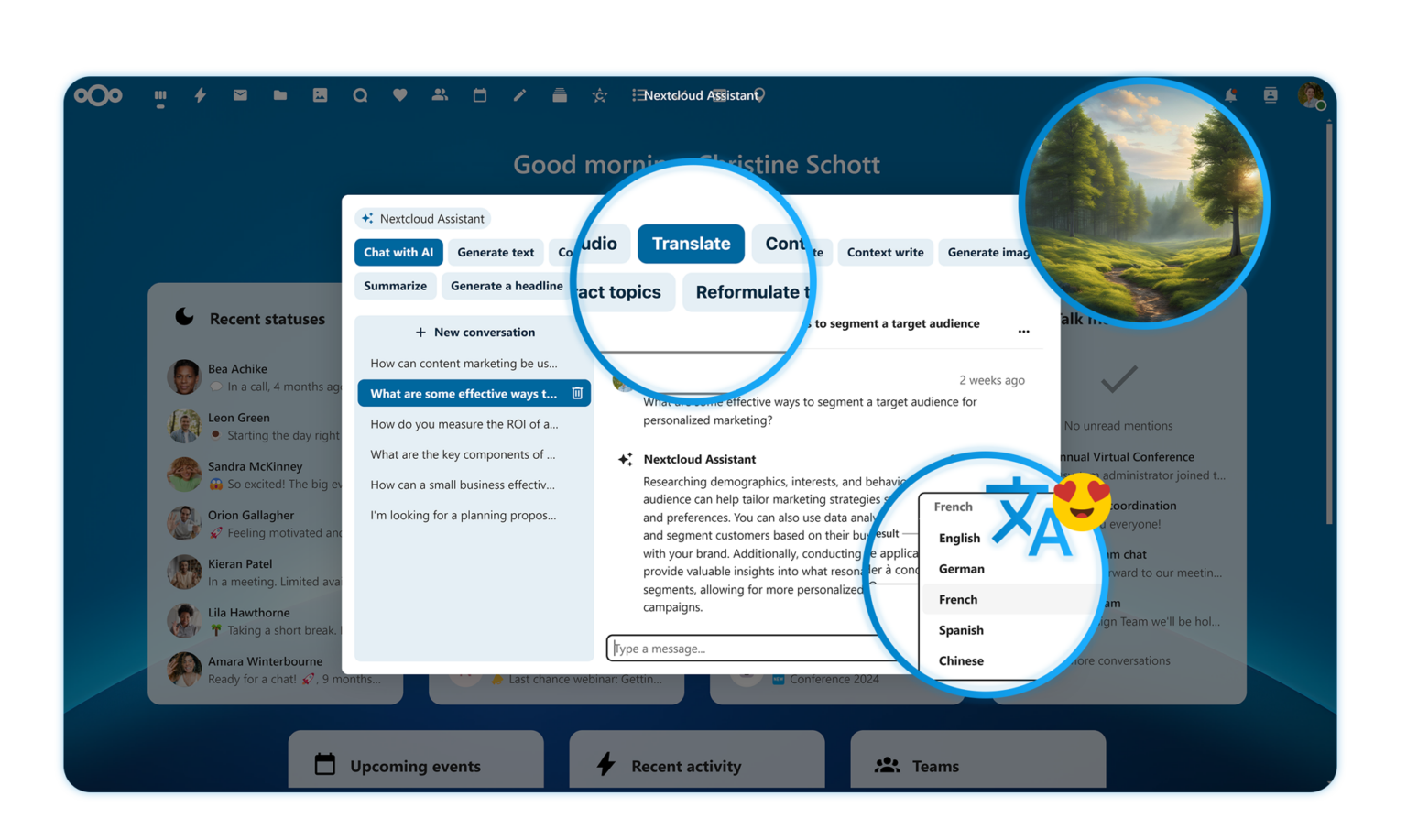 Les fonctionnalités de Nextcloud qui vous donnent le contrôle
