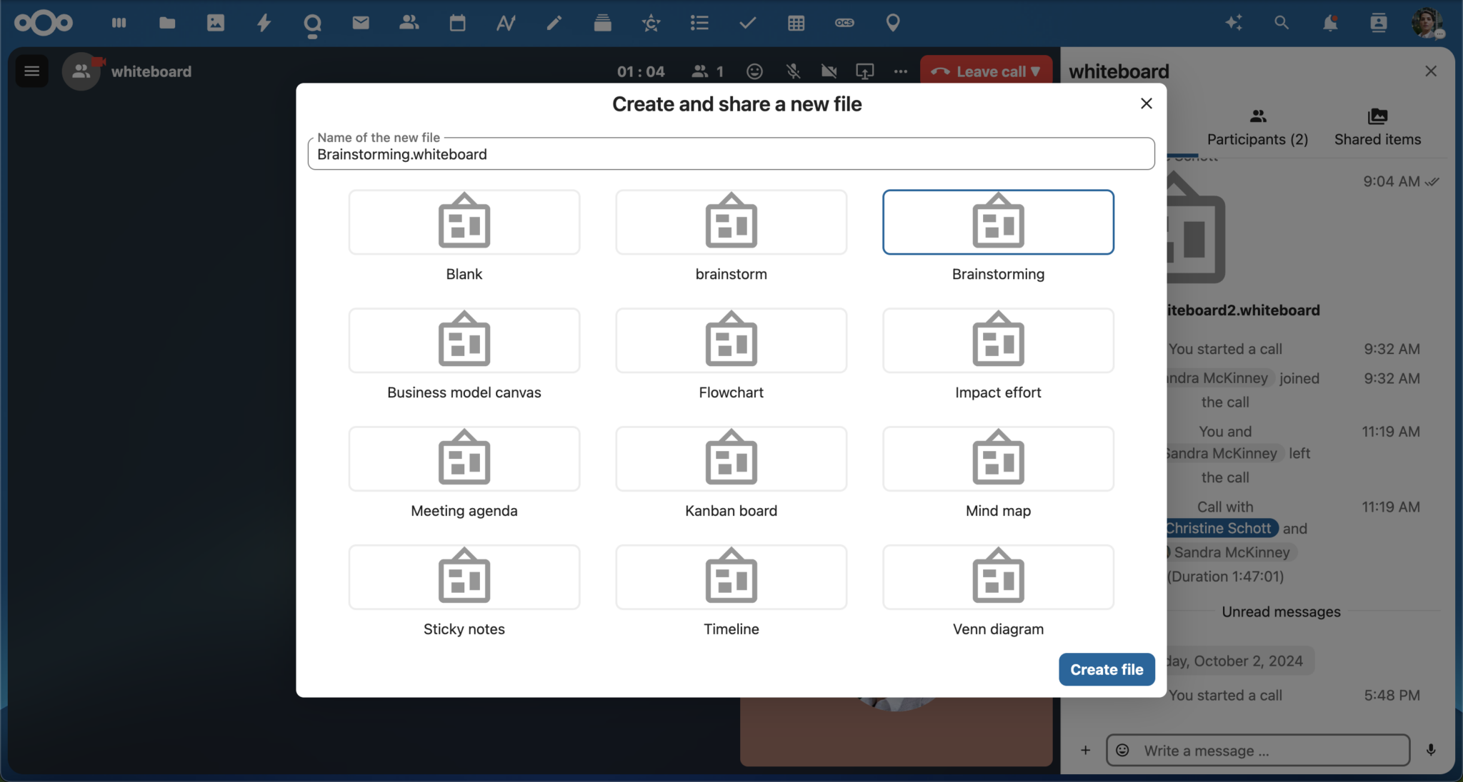 Digitale Zusammenarbeit mit Nextcloud Whiteboard - Nextcloud