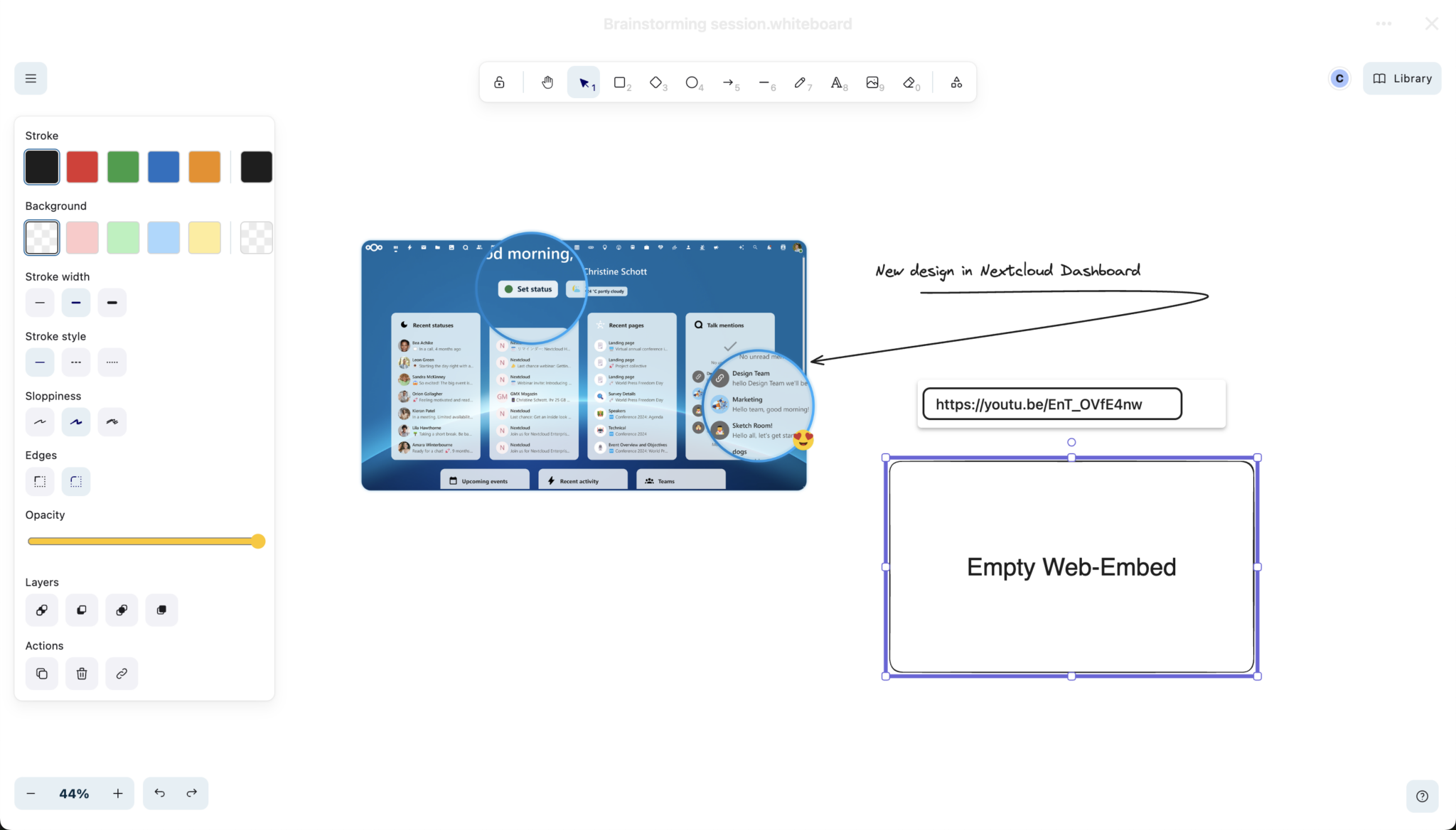 Digital whiteboard for collaboration - Nextcloud Whiteboard - Nextcloud