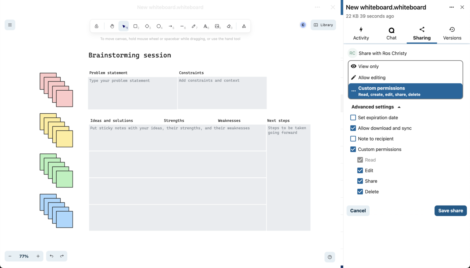 Digital whiteboard for collaboration - Nextcloud Whiteboard - Nextcloud