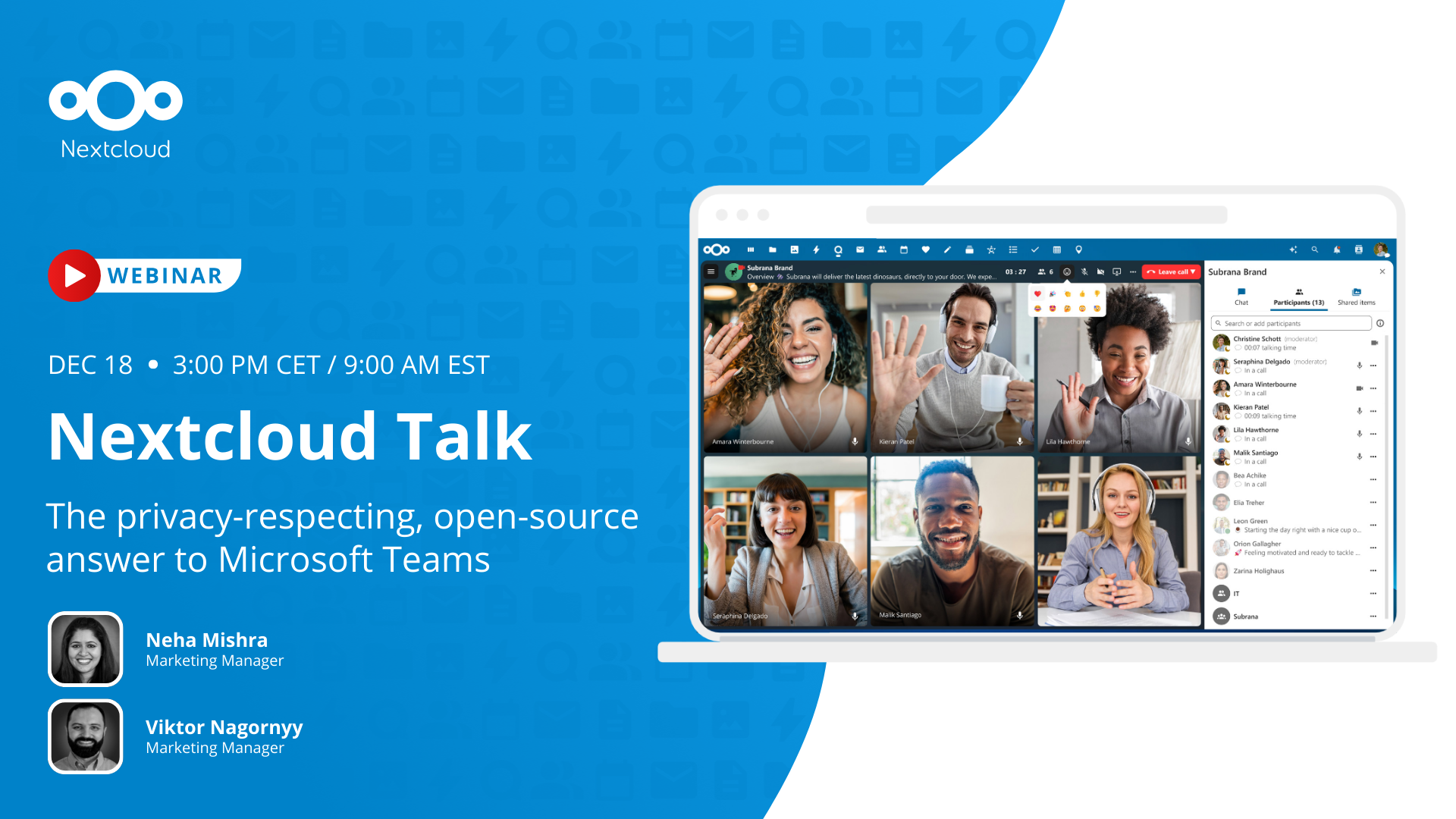 Nextcloud Talk: An open-source alternative to Microsoft Teams