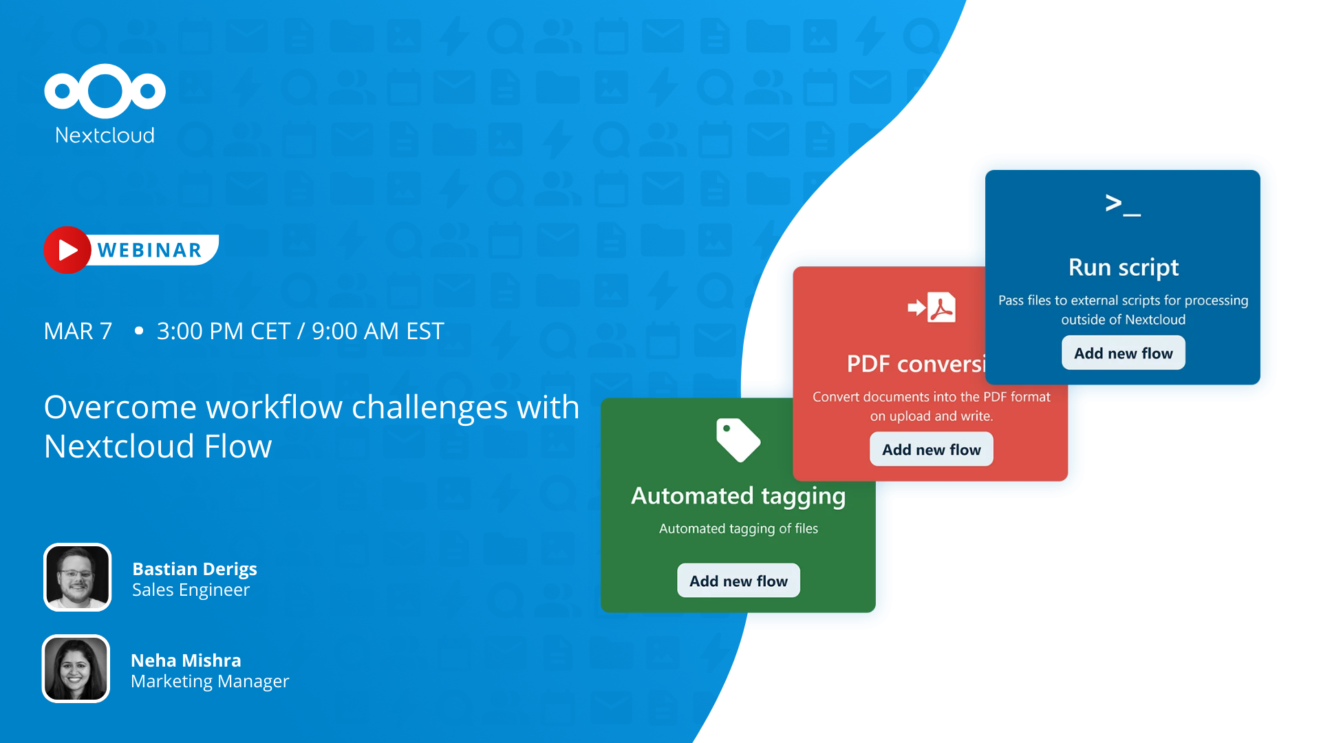 [On-demand webinar] Overcome workflow challenges with Nextcloud Flow