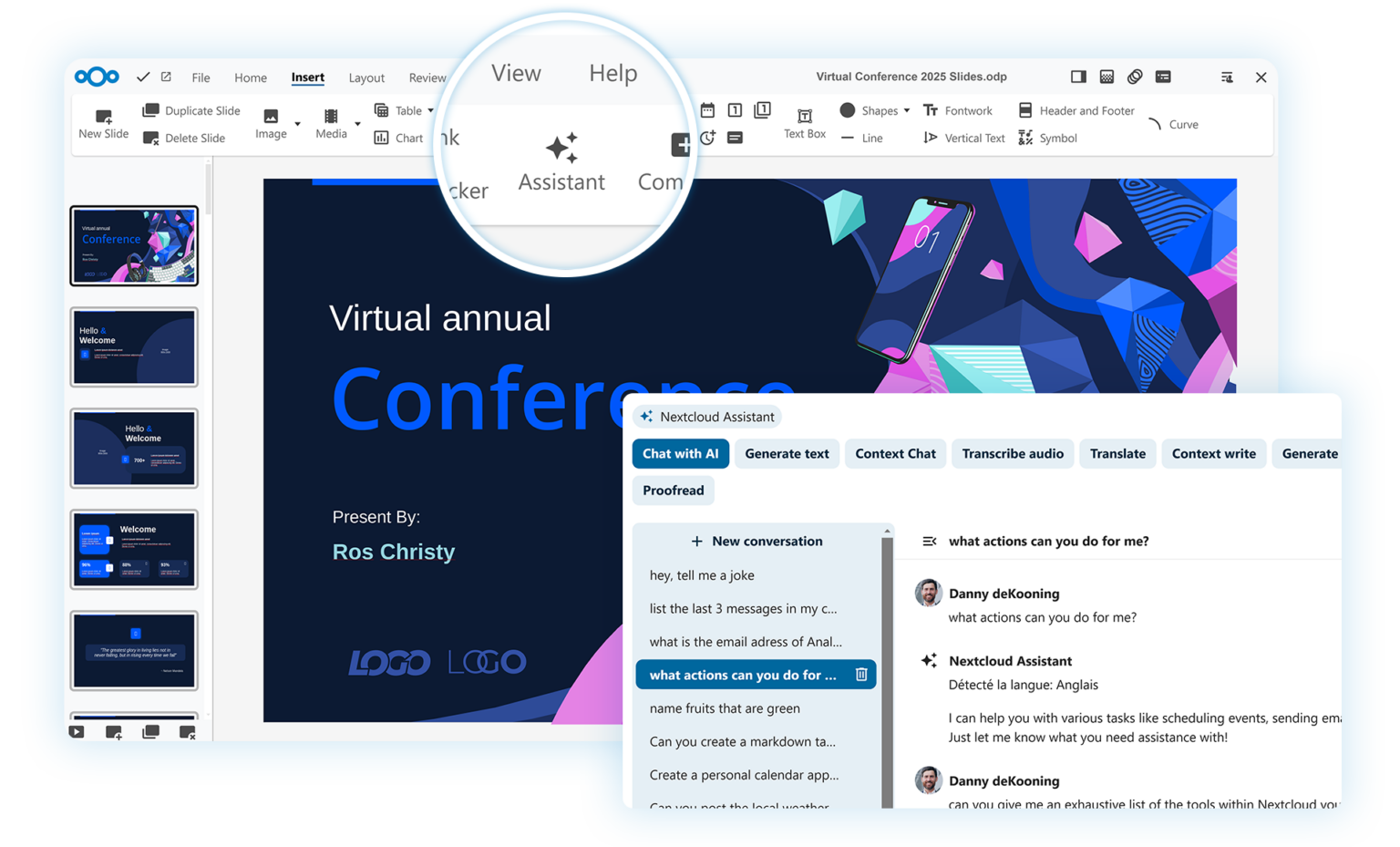Nextcloud Office - Self-hosted online office suite
