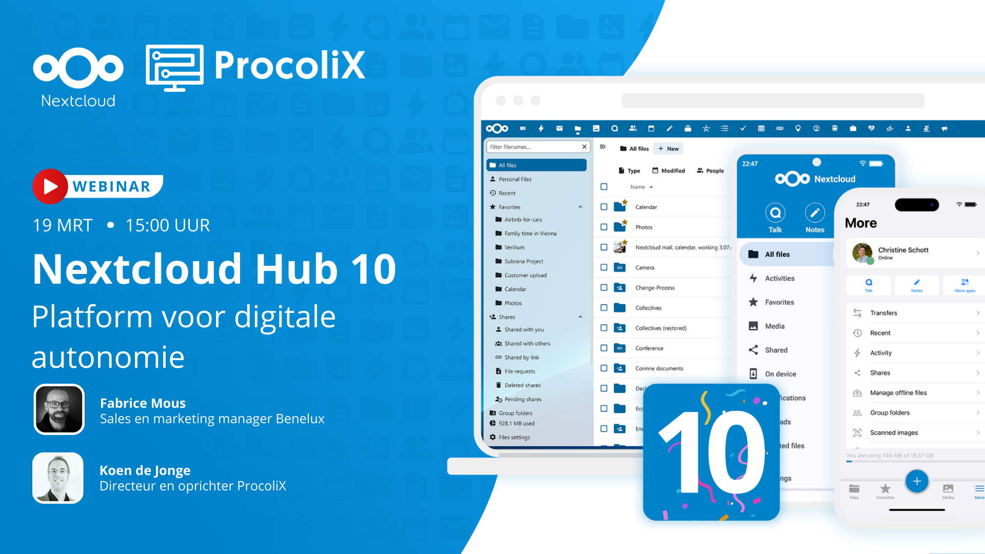 [On-demand webinar] Nextcloud Hub 10: Platform voor digitale autonomie
