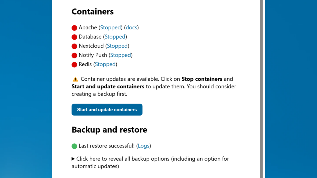 How to back up and restore Nextcloud AIO remotely using BorgBackup ...