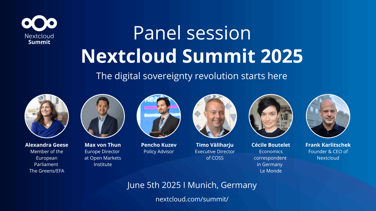 The Nextcloud Summit 2025 Agenda: shaping Europe’s digital future with ...