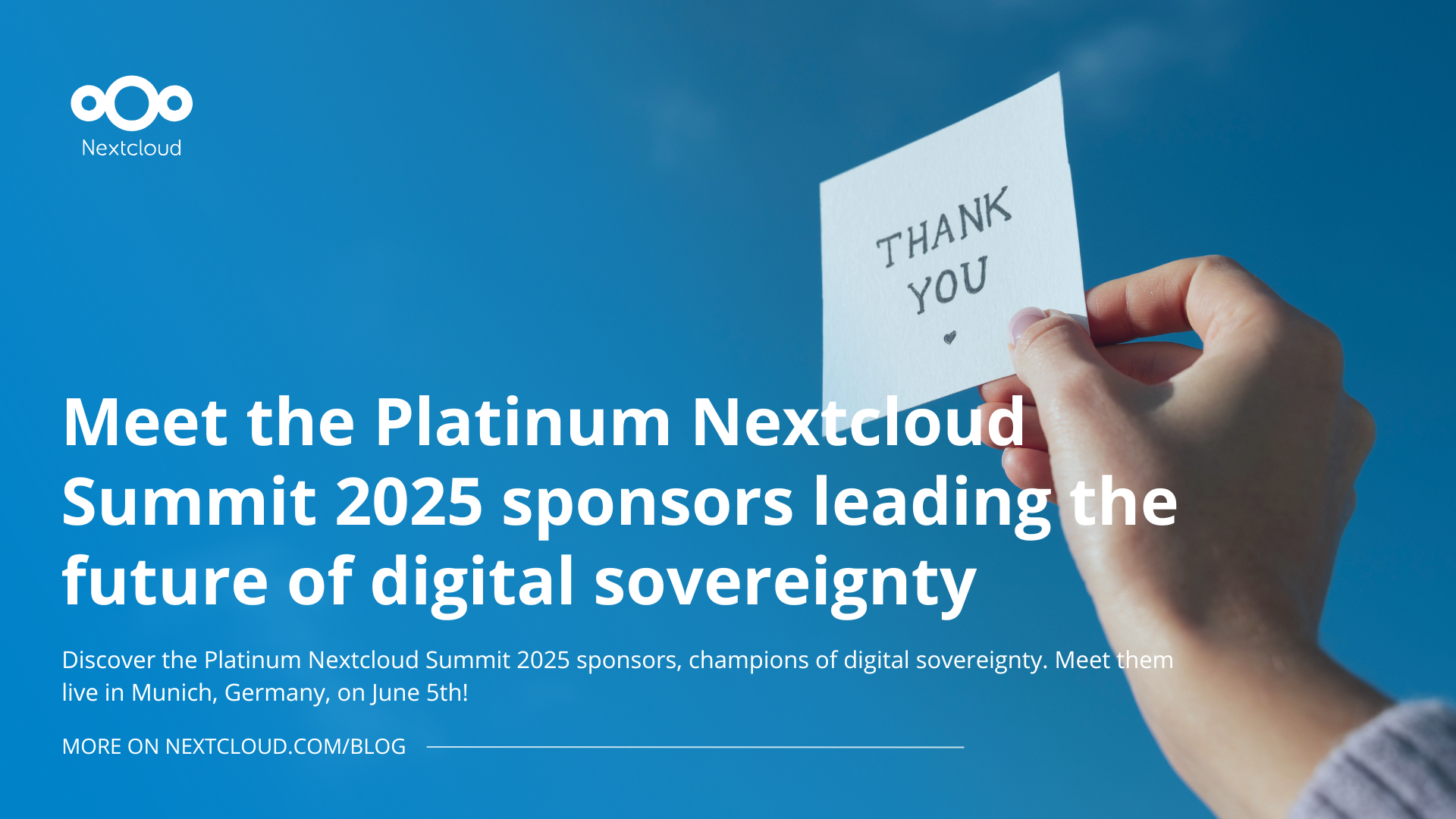 Meet the Platinum Nextcloud Summit 2025 sponsors leading the future of digital sovereignty ...