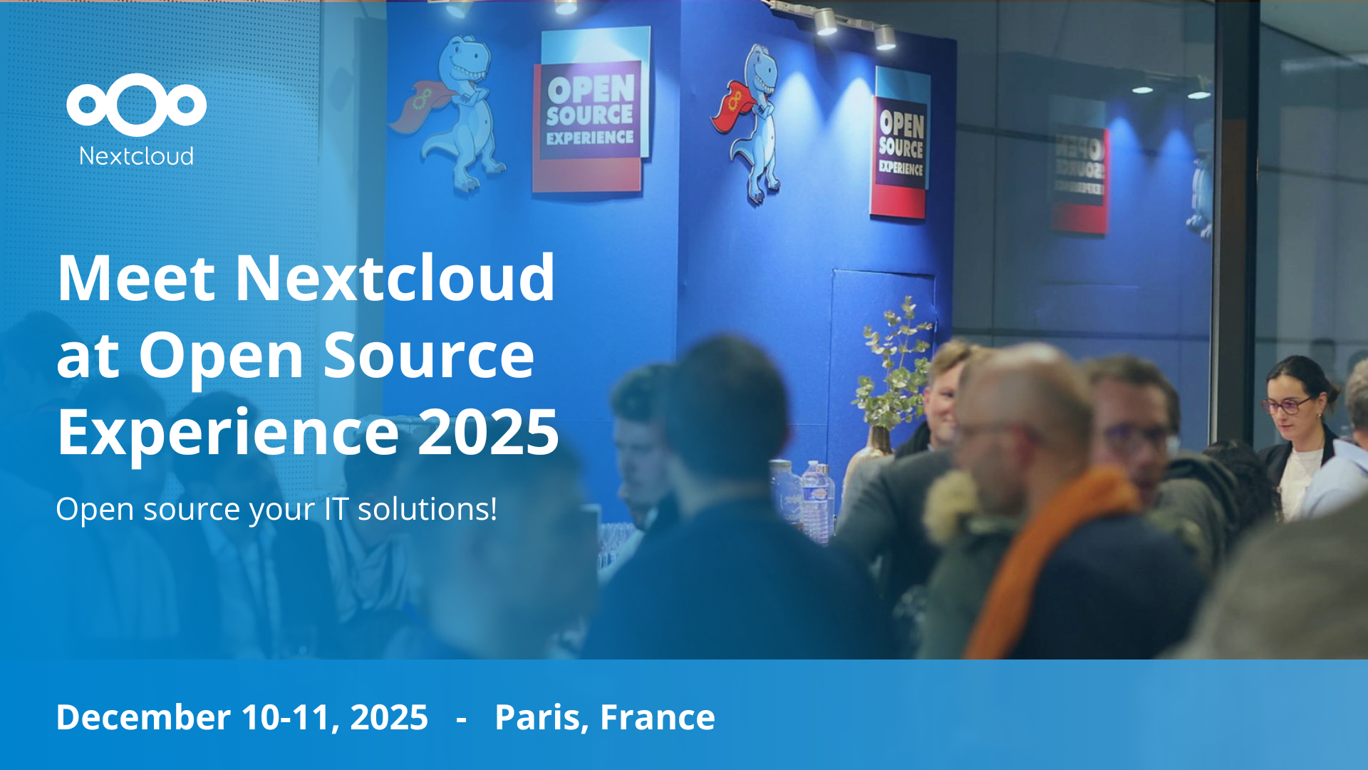 Nextcloud will be present at Open Source Experience 2025 - Nextcloud