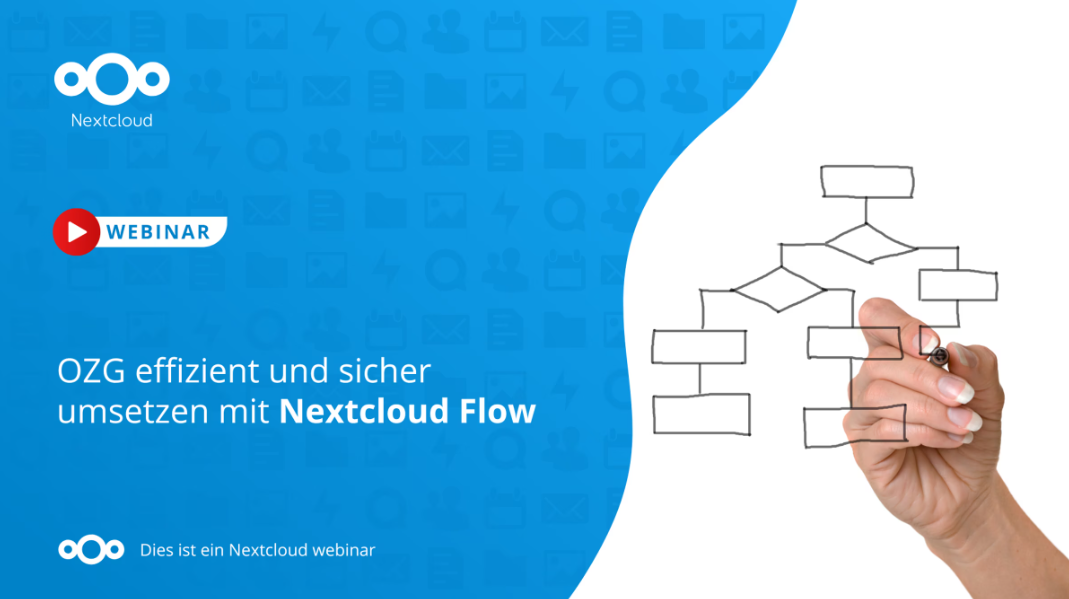 [On-demand webinar] OZG effizient und sicher digitalisieren mit Nextcloud Flow