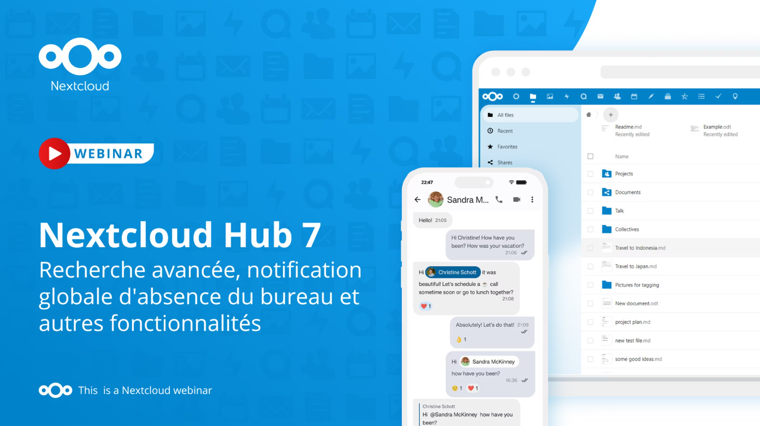 [On-demand webinar] Introduction à Nextcloud Hub 7