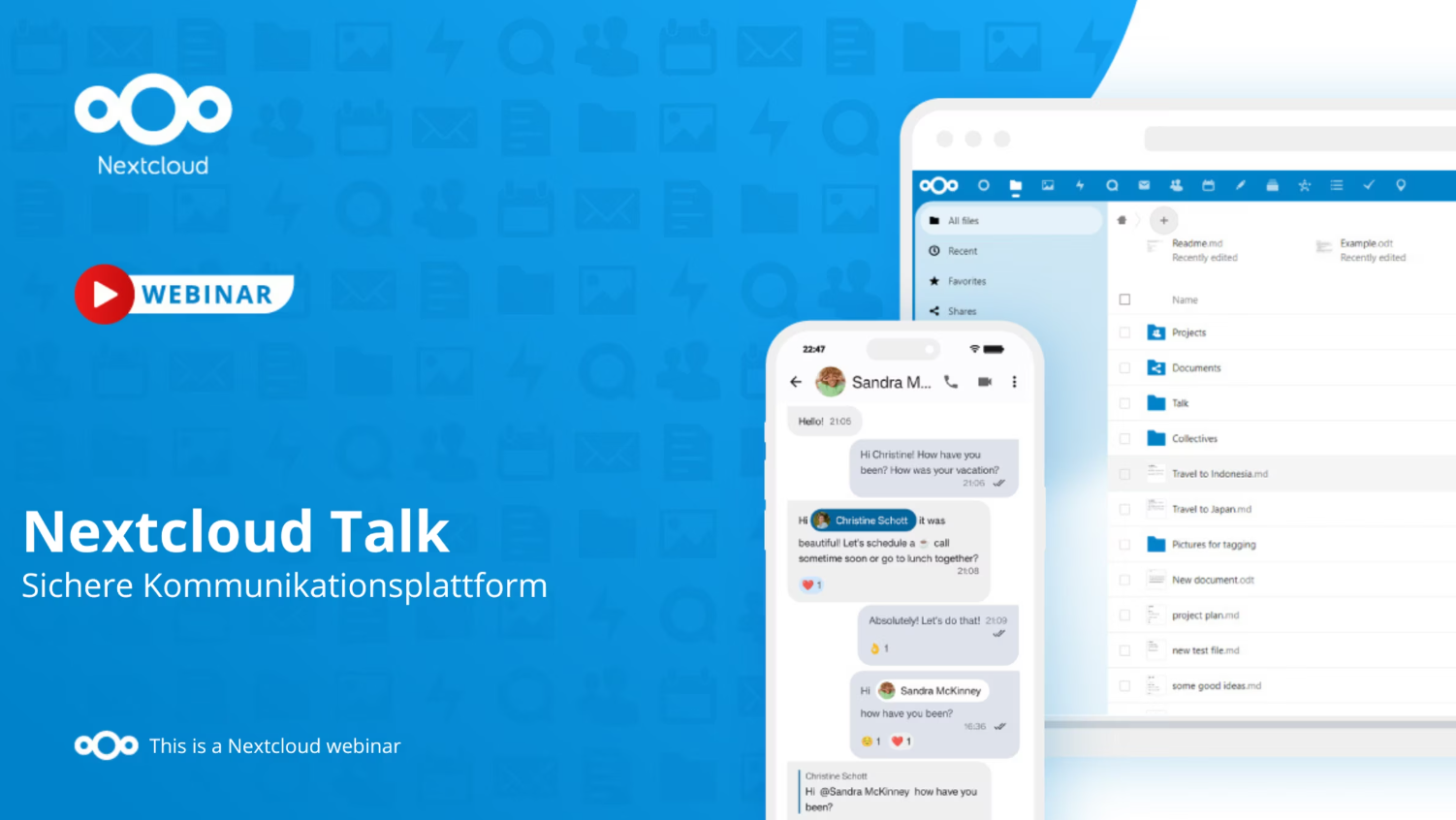 [On-demand webinar] Nextcloud Talk: Sichere Kommunikationsplatform