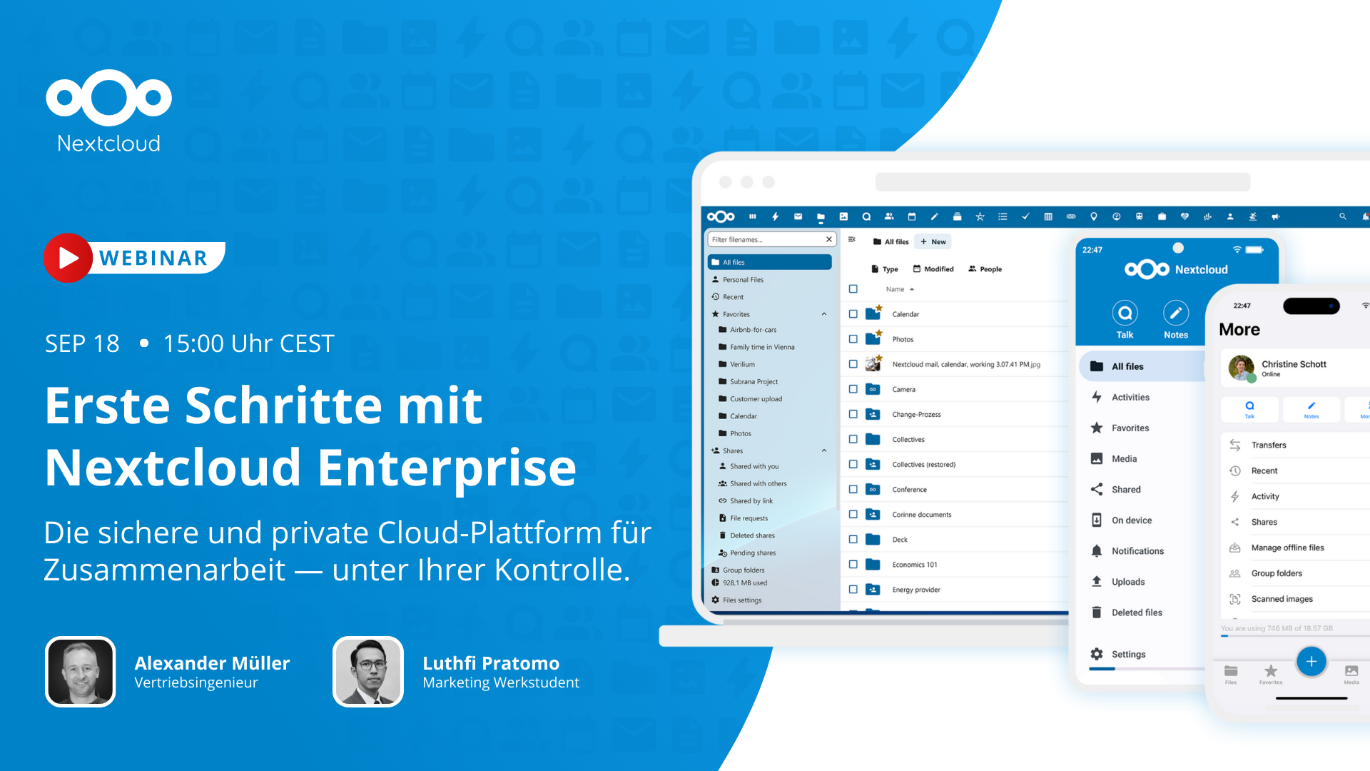 [On-demand webinar] Erste Schritte mit Nextcloud Enterprise