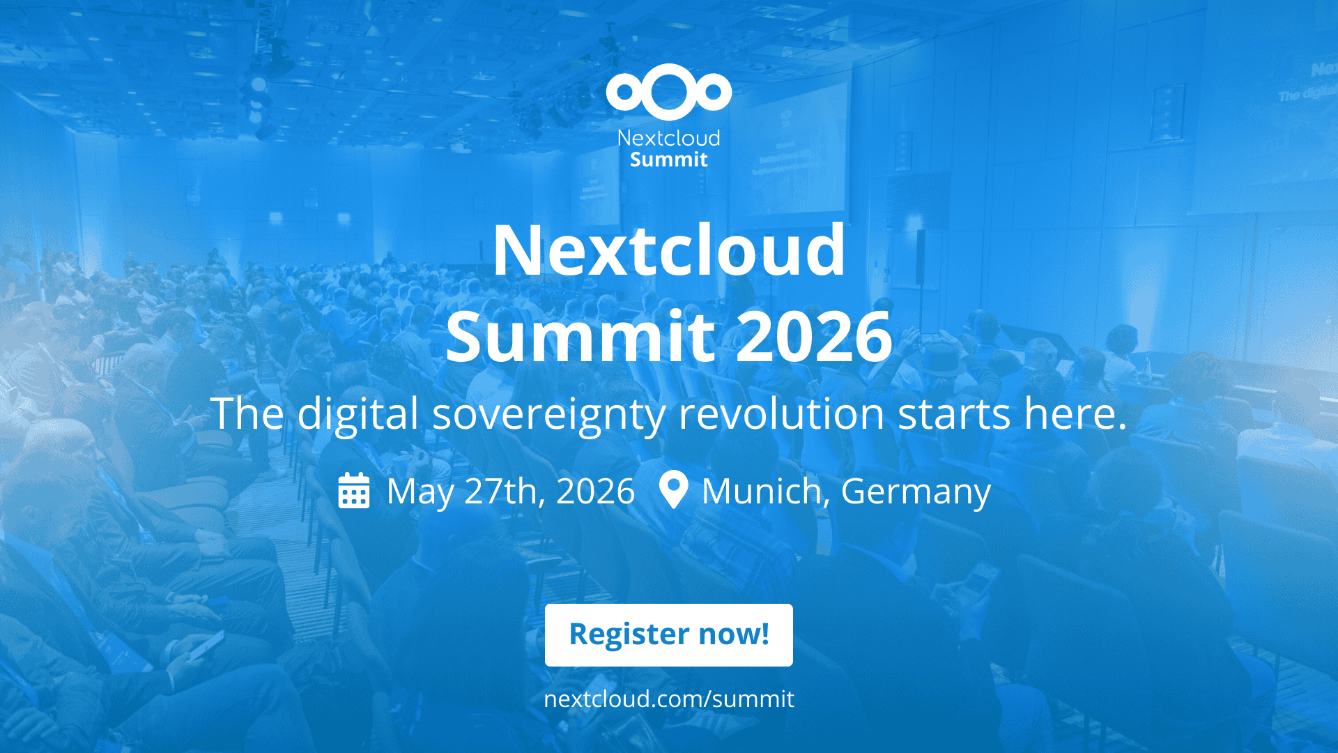 Nextcloud Summit 2026 - The digital sovereignty revolution starts here