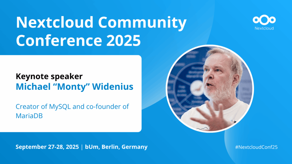 The full program for the Nextcloud Community Conference 2025 is here ...