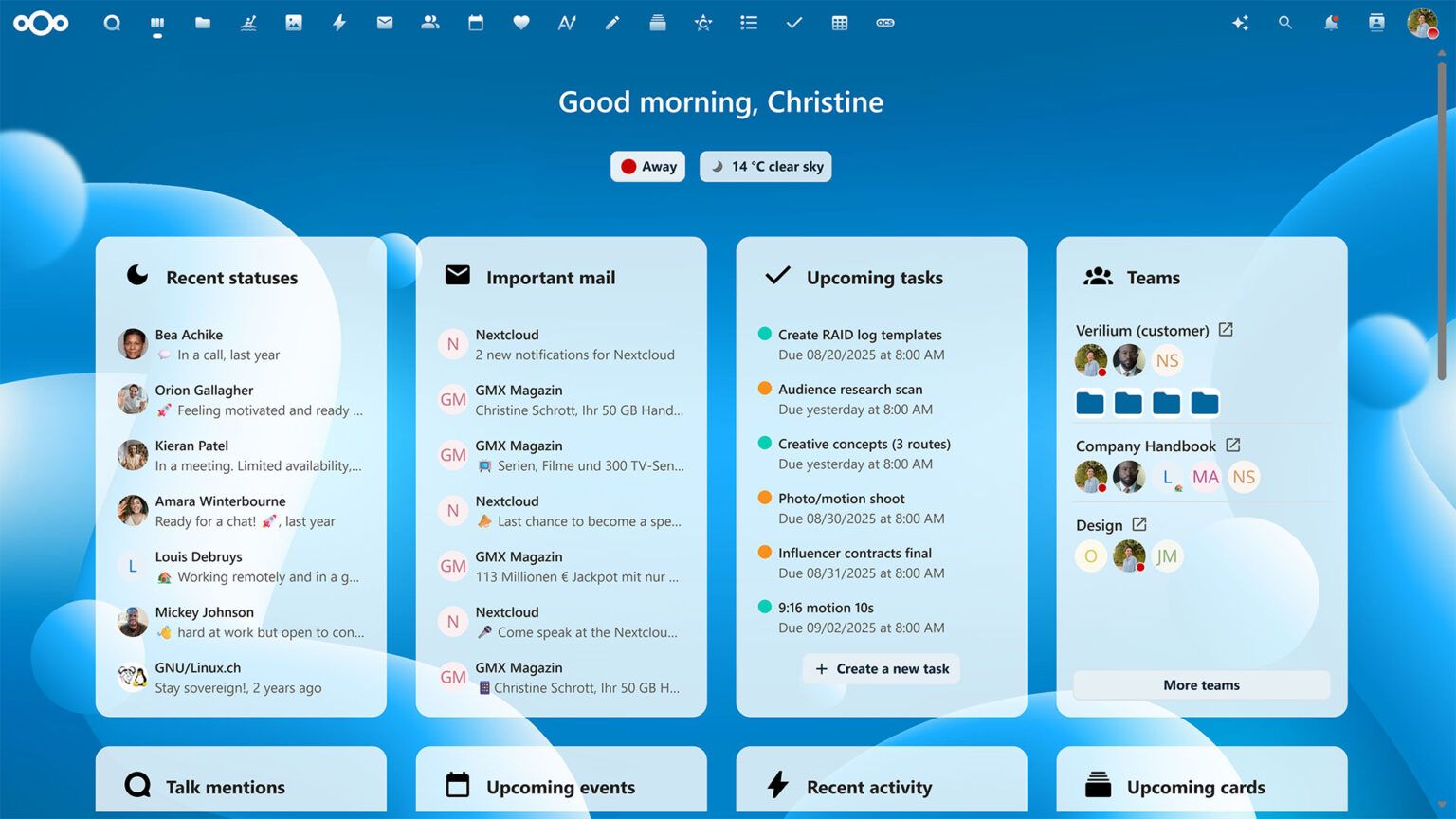 Nextcloud für Zuhause - Nextcloud