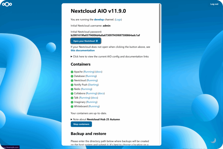 How to install the Nextcloud All-in-One on Linux - Nextcloud
